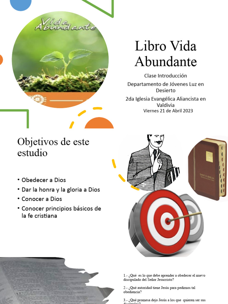 1 Introducción - Vida Abundante | PDF