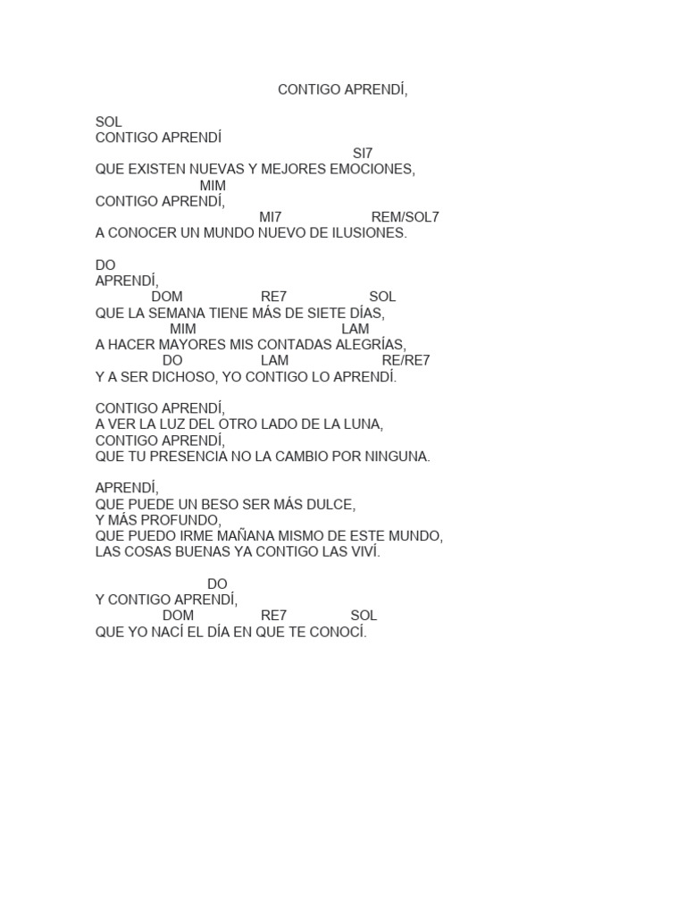 Contigo Aprendi Pdf