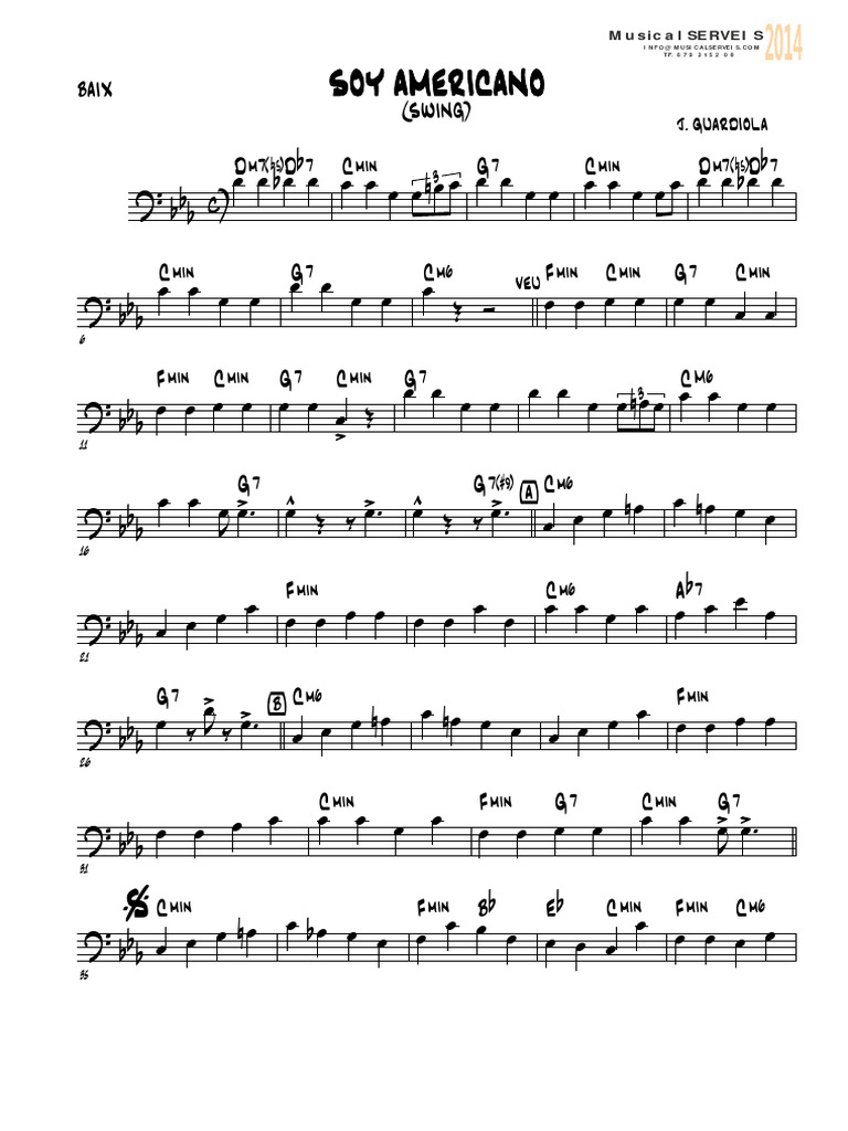 Soy Americano - Baix | PDF