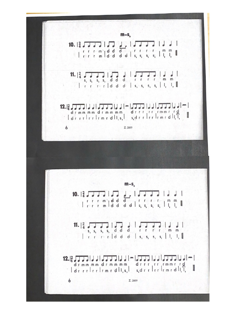 Kodaly Solfege Drills | PDF