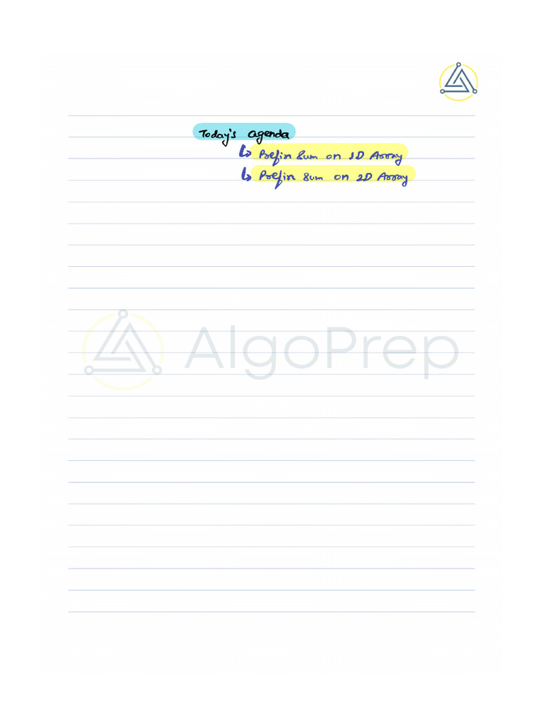 Prefix Sum Notes 2 Pdf Algorithms And Data Structures Algorithms