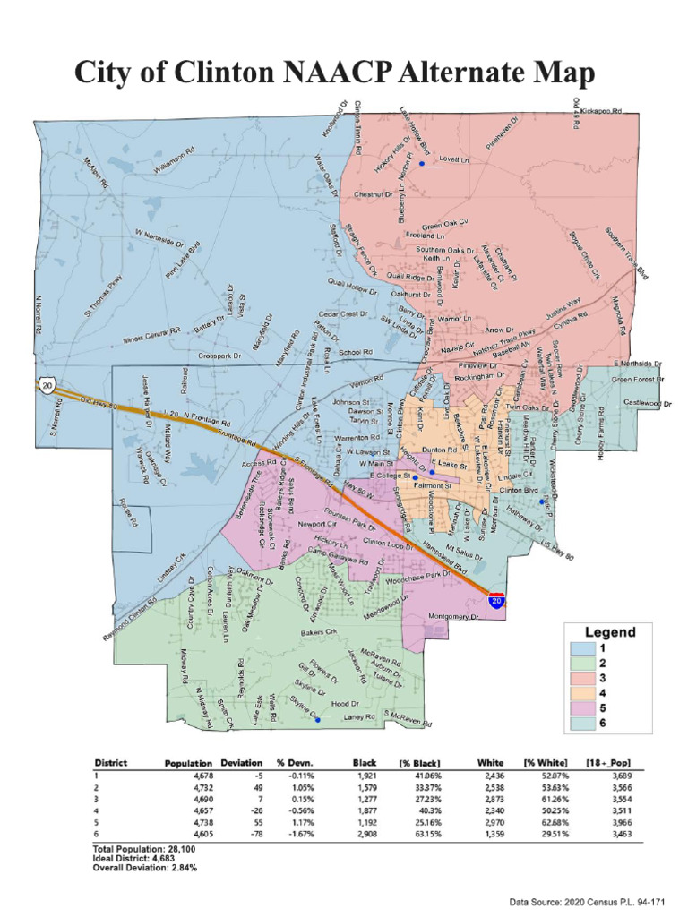 Clinton Redistrictingi Maps | PDF