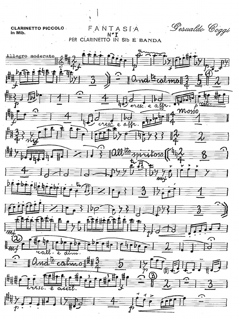 E2 - Clarinetto Piccolo in Mib | PDF