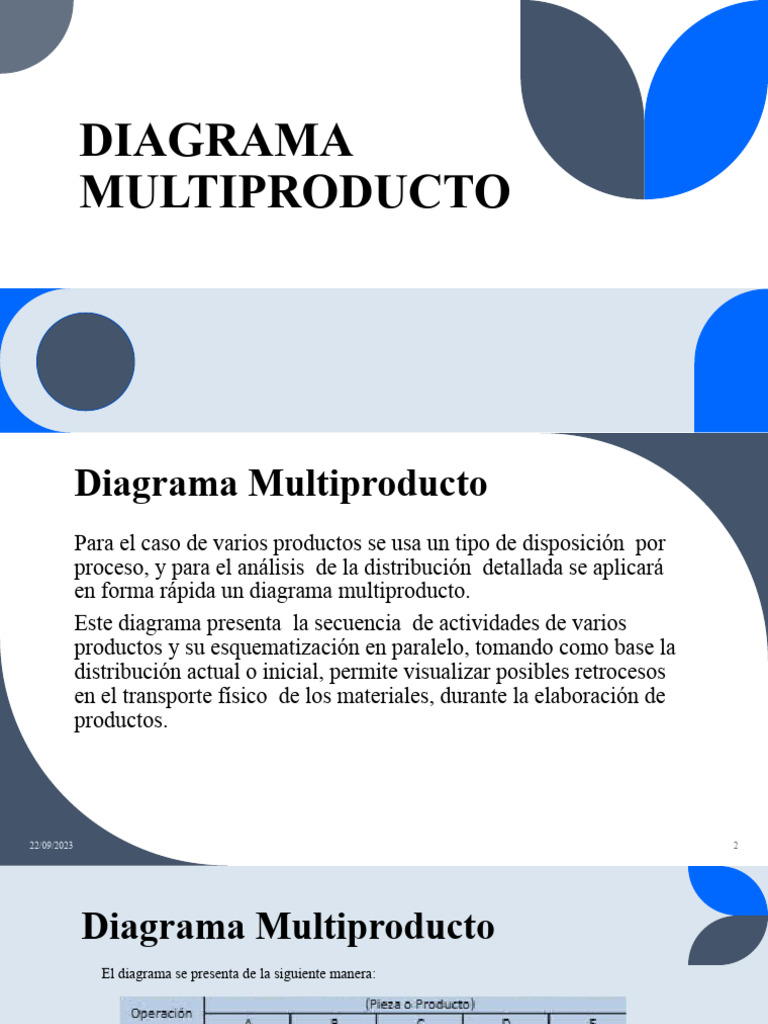Diagrama Multiproducto | PDF | Informática