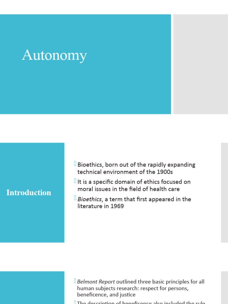 Autonomy | PDF | Autonomy | Informed Consent