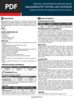 Ficha Tecnica Repemax Capa Fina (Intaco) - 1 | PDF | Hormigón | Pintar