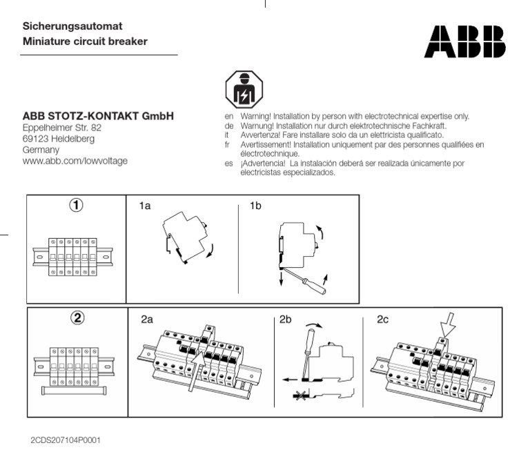 Instalación de Interruptor ABB | PDF | Tecnología