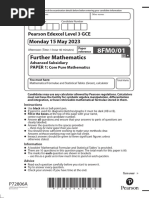 0s2 8MA0-01 Pure 1 - Mock Set 2 PDF | PDF | Circle | Mathematical Concepts