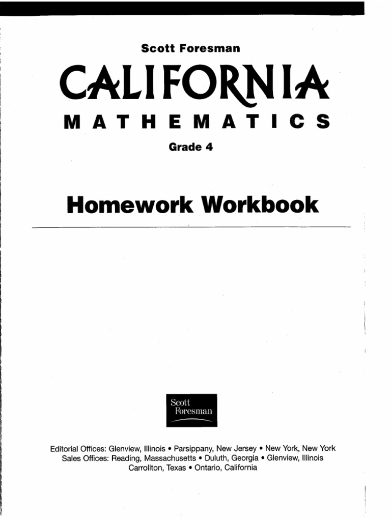 California Mathematics Fourth Grade 2 | PDF