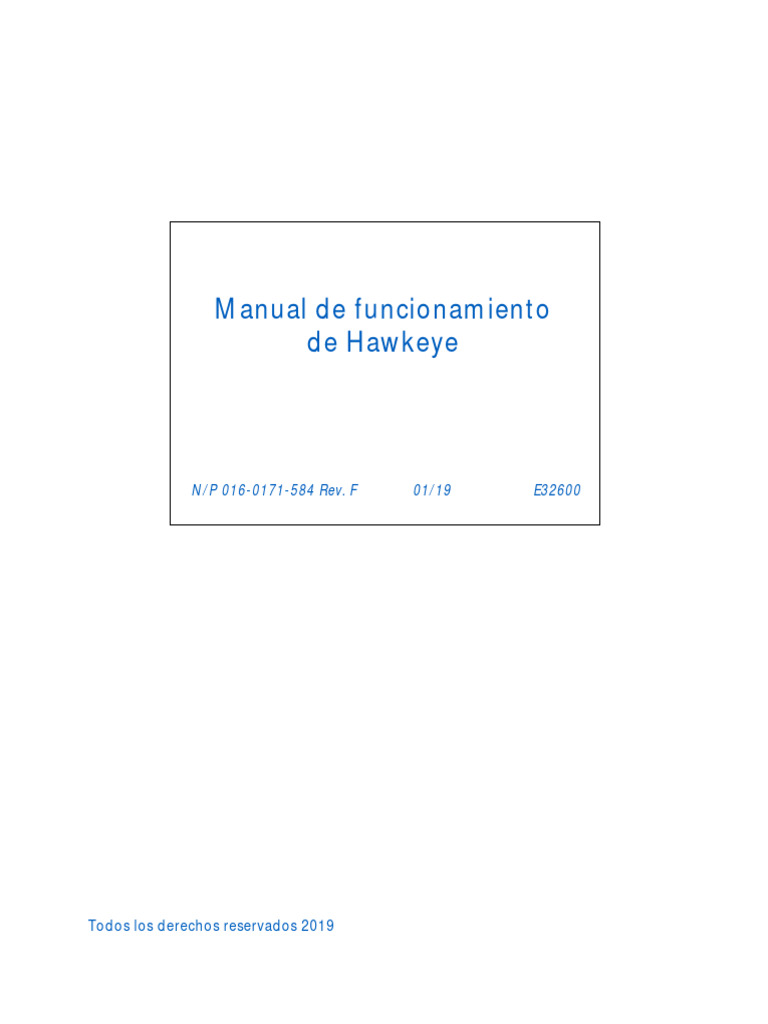 Manual de Funcionamiento de Hawkeye | PDF | Galón | Inyección de combustible