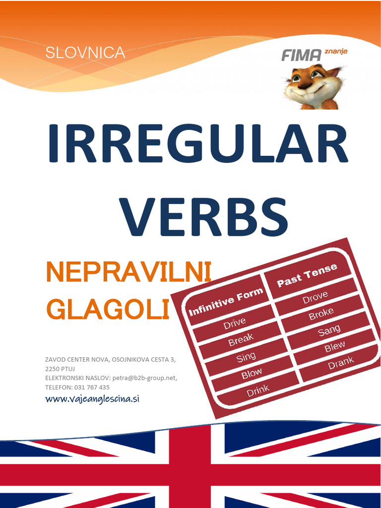 Irregular Verbs in Past Simple Guide | PDF