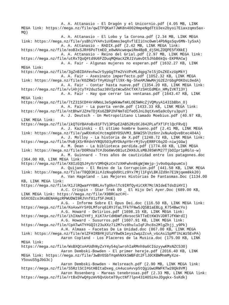 Mega 28000 Links | PDF