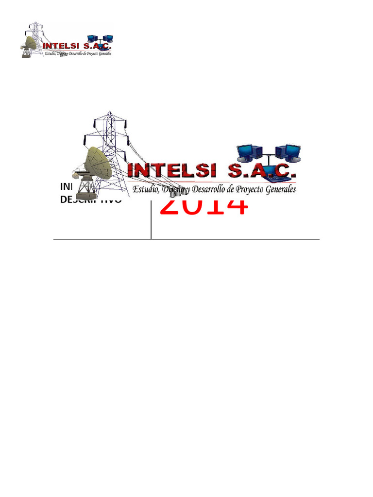 Informe Descriptivo INTELSI | PDF | Hardware de la computadora | Software