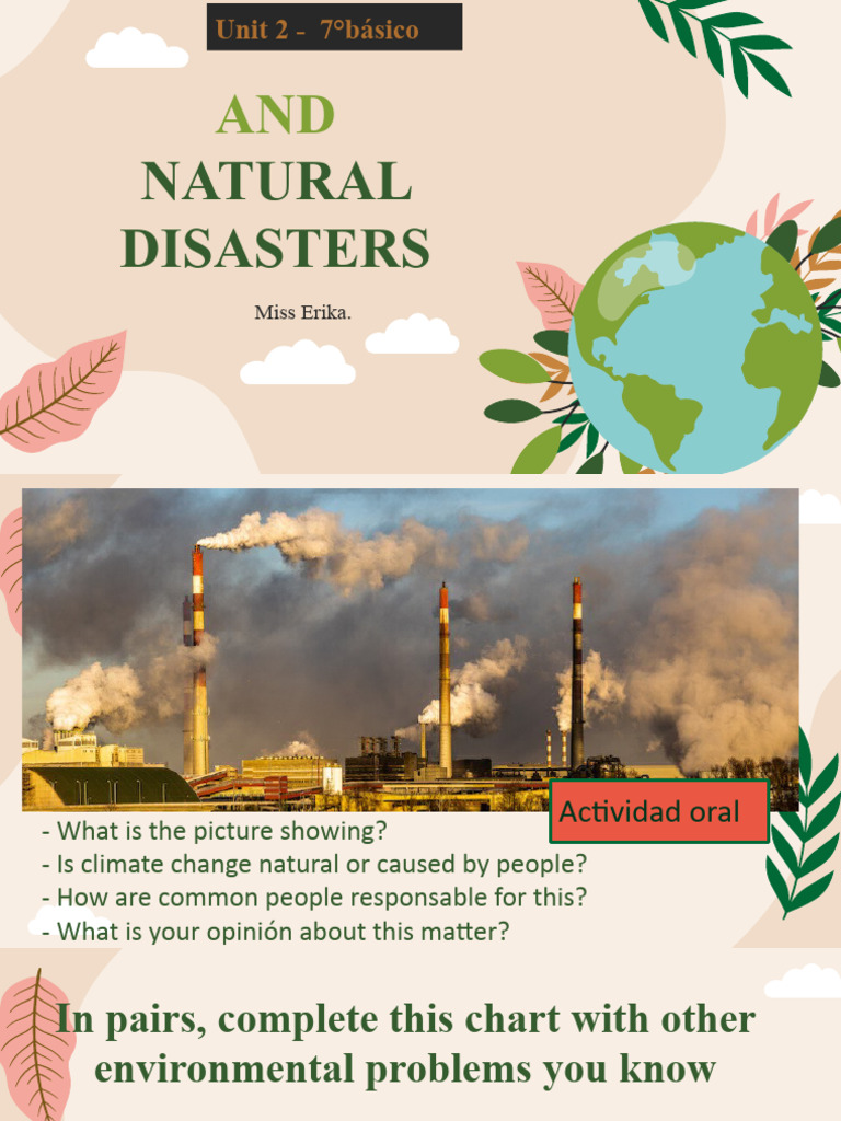 Unit 2 - 7mo Resumen | PDF | Climate Change | Natural Disasters
