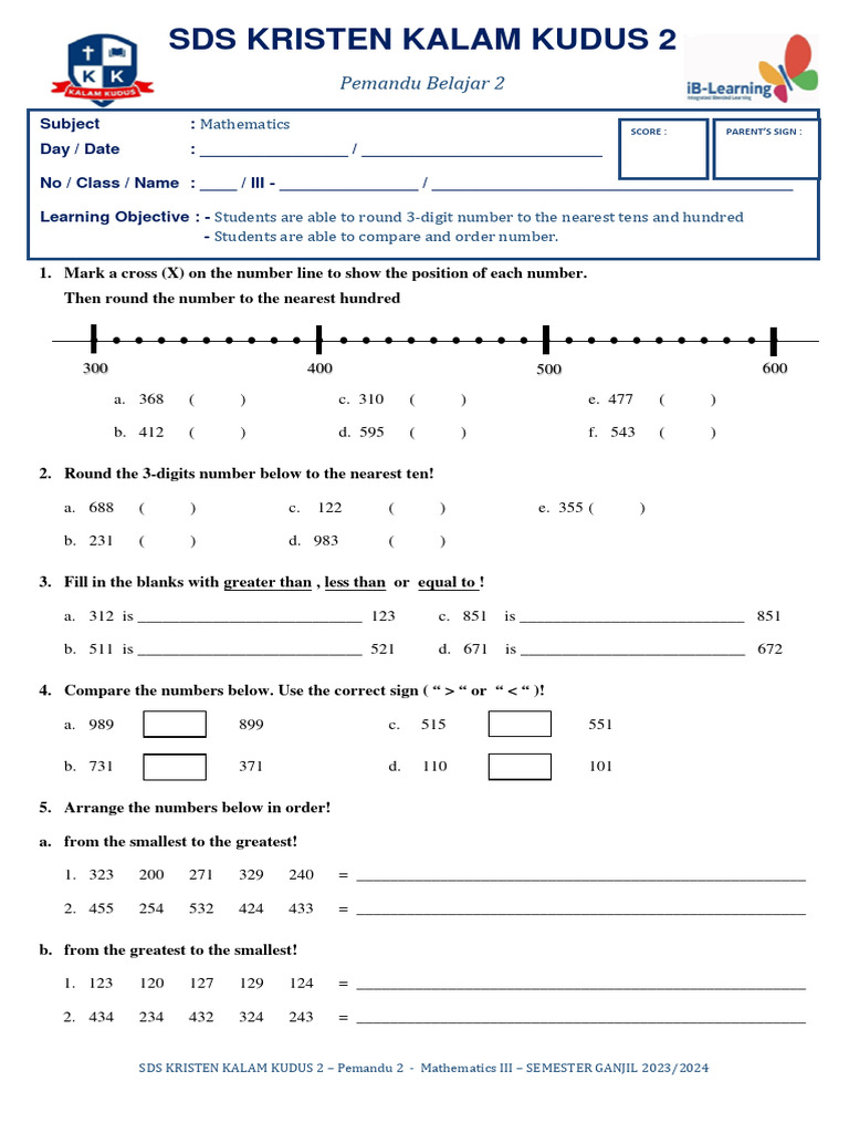 Worksheet Number Pattern | PDF | Mathematics