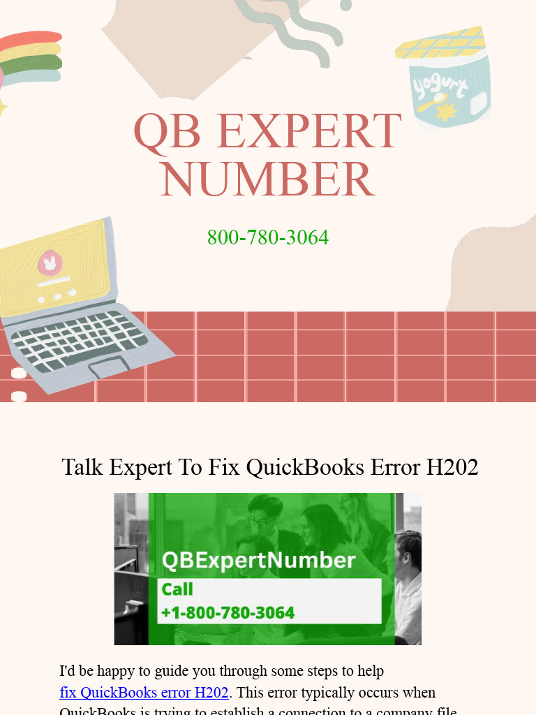 QuickBooks H202 Error Fix Guide | PDF | Computer Network | Ip Address