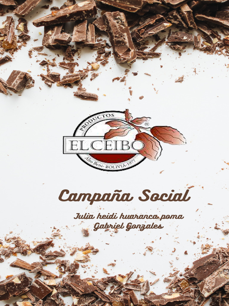 Chocolates El Ceibo: Comercio Justo y Sostenible | PDF | Publicidad ...
