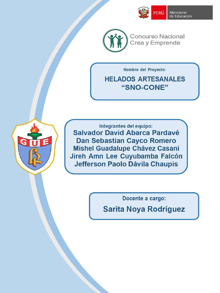 Proyecto - Helados Artesanales | PDF