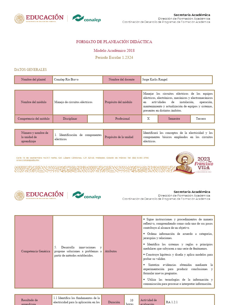 MECE Planeación Didáctica 12324 JKR | PDF | Evaluación | Enseñando