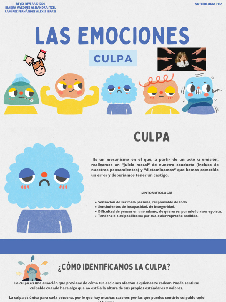 Las Emociones Pdf Culpa Emoción Las Emociones