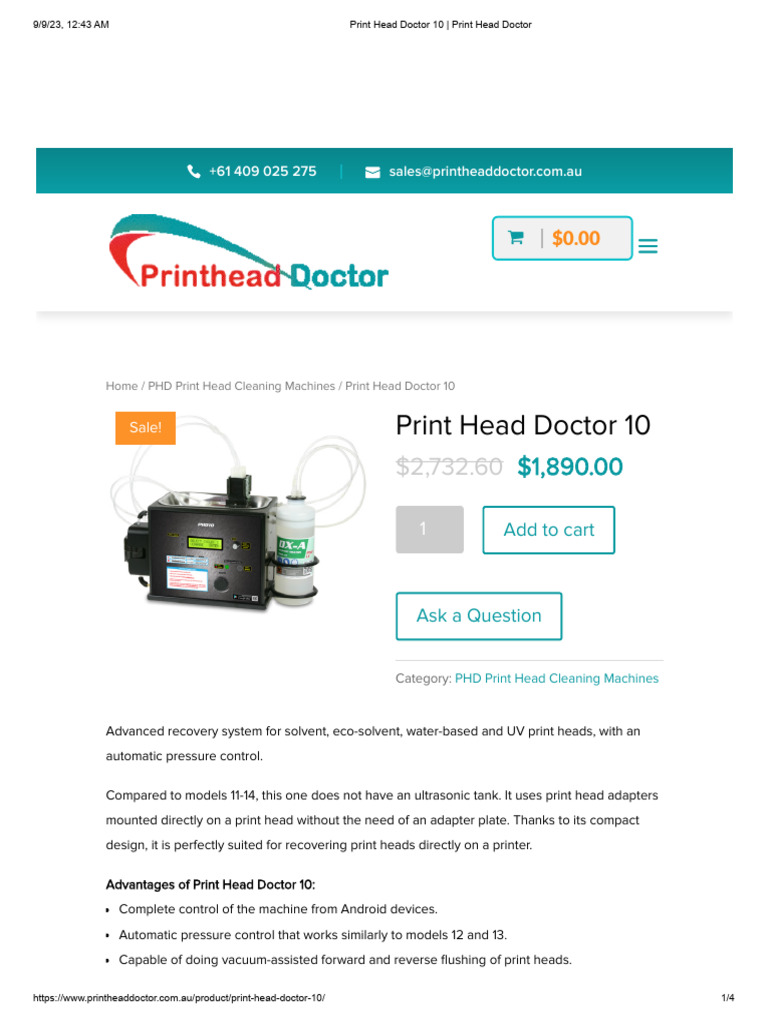 Print Head Doctor 10 - Print Head Doctor | PDF | Printer (Computing ...
