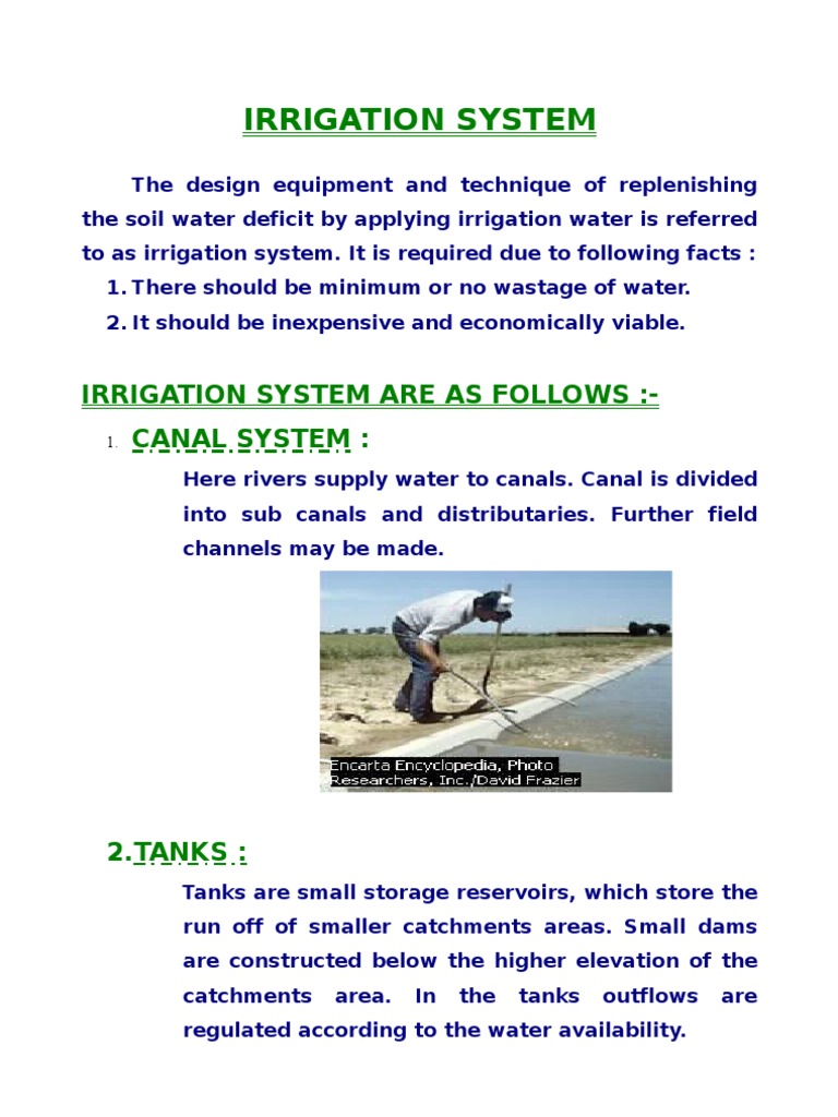Irrigation System | PDF