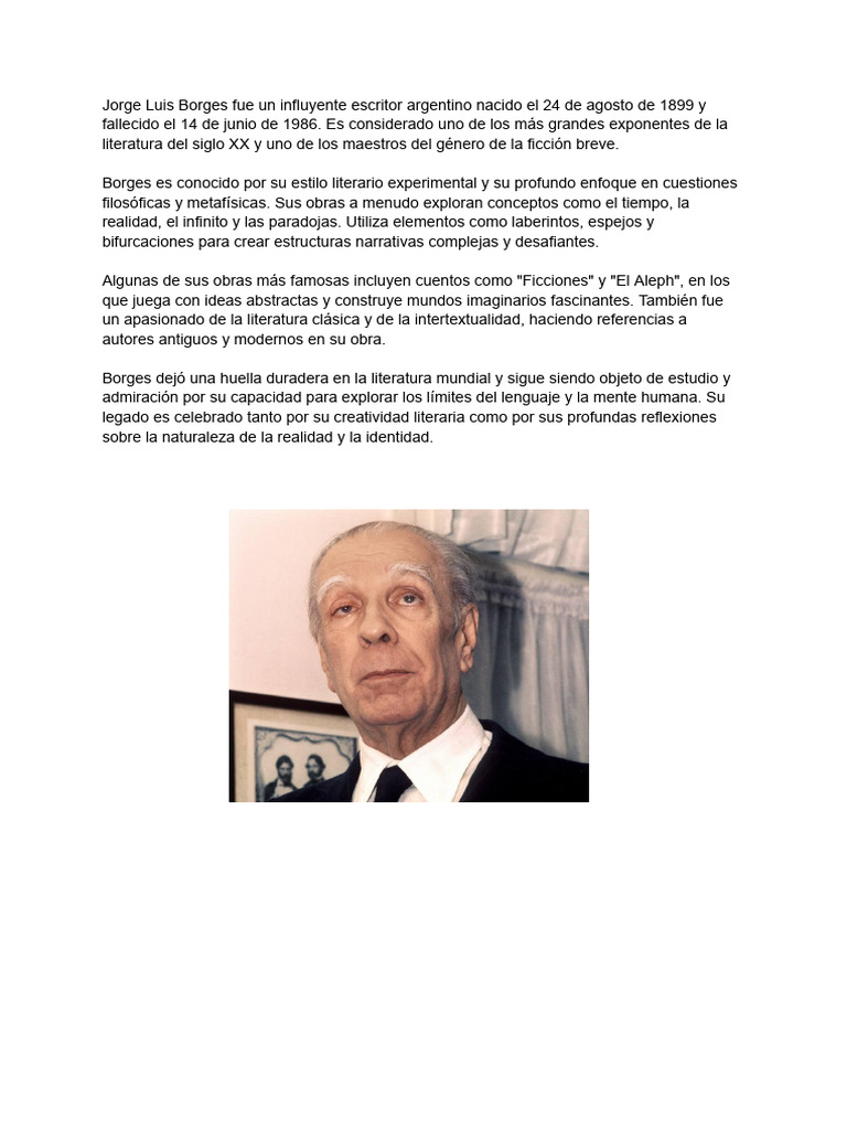 Jorge Luis Borges | PDF