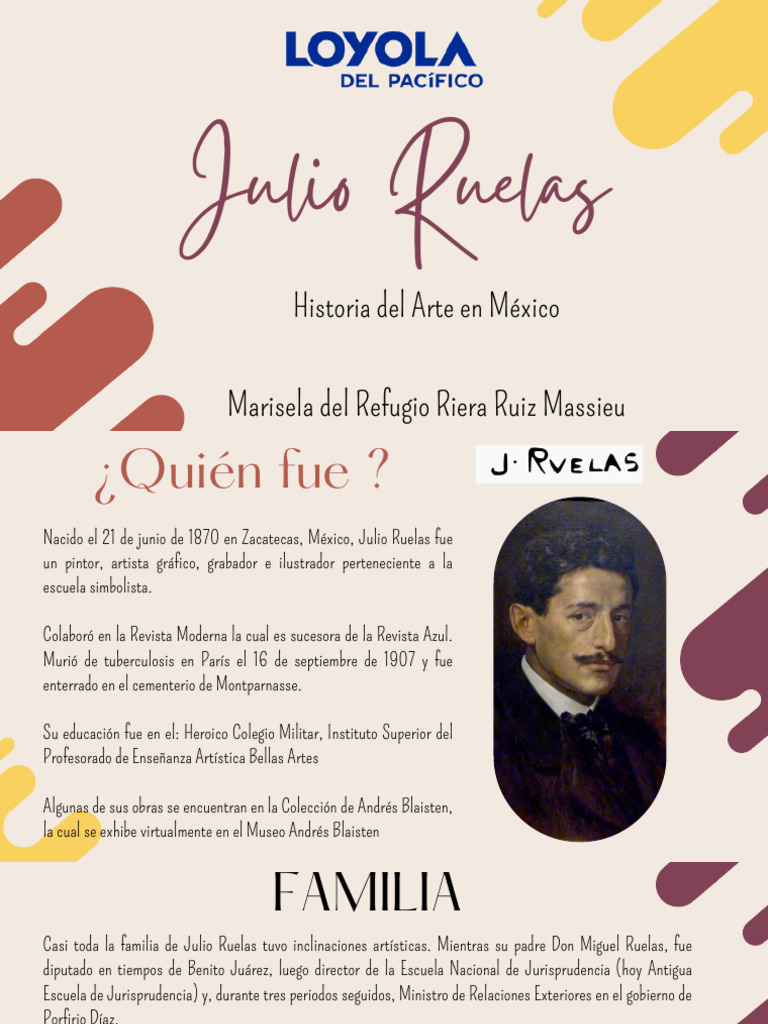 Exposición Sobre Julio Ruelas | PDF
