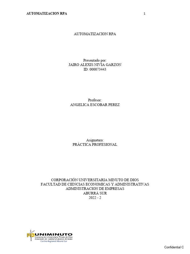 PRÁCTICA PROFESIONAL Entregable | PDF | Renault | Internet Bot