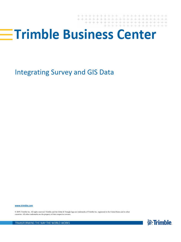 Integrating Survey and GIS Data | PDF | Arc Gis | Geographic Information System