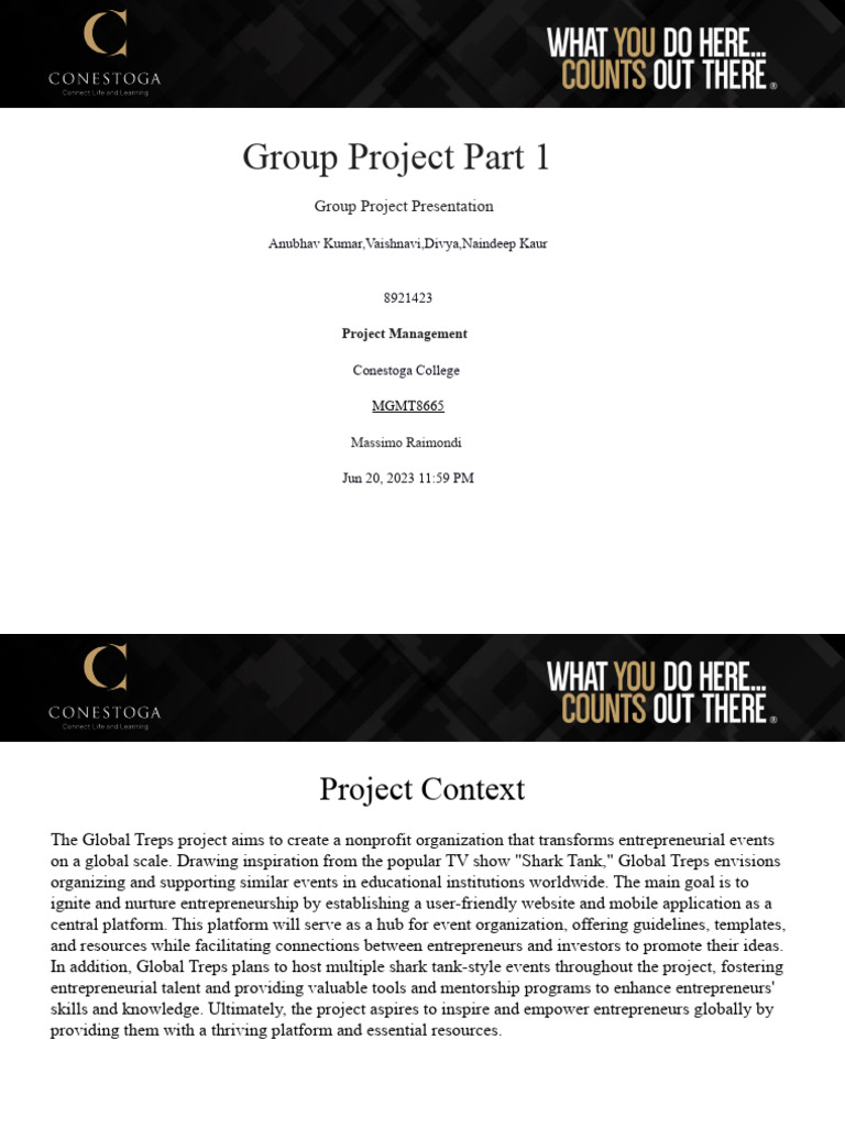 Group Project Presentation | PDF | Entrepreneurship | Net Present Value