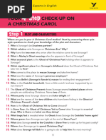 A Christmas Carol Stave 1 Quiz | PDF | Ebenezer Scrooge | Jacob Marley
