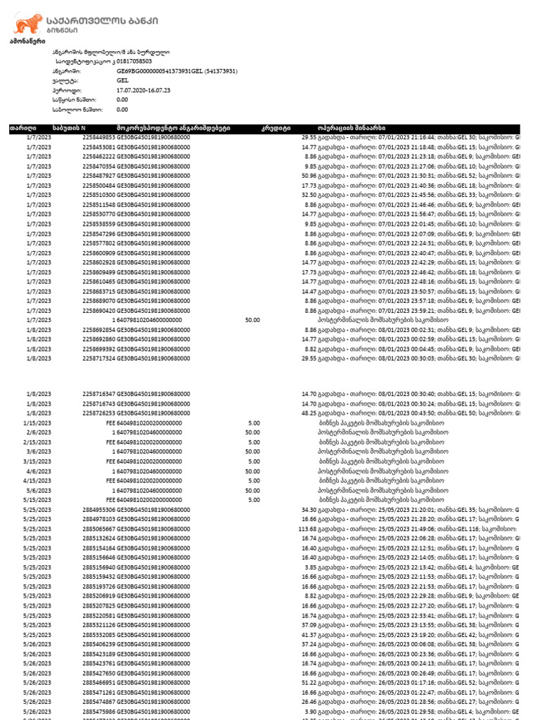Statements PDF