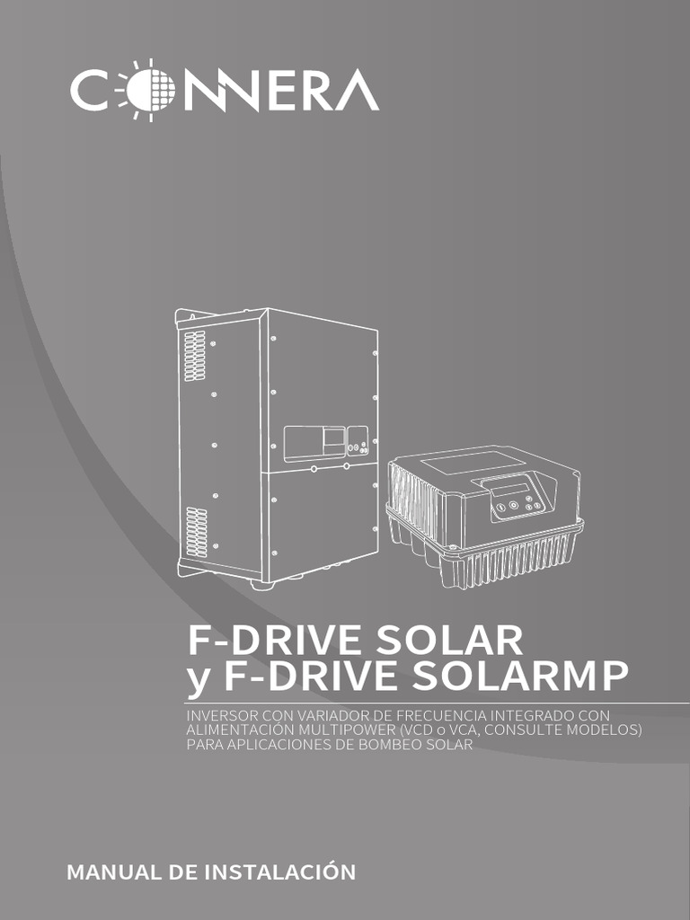 Mi Manual de Instalacion Fdrive Solar MP | PDF | Fotovoltaica | Energia ...