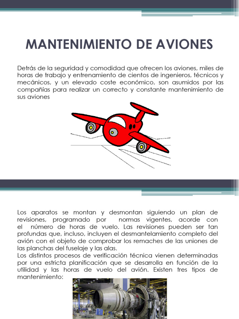 Mantenimiento de Aviones | PDF | Aeronave | Transporte