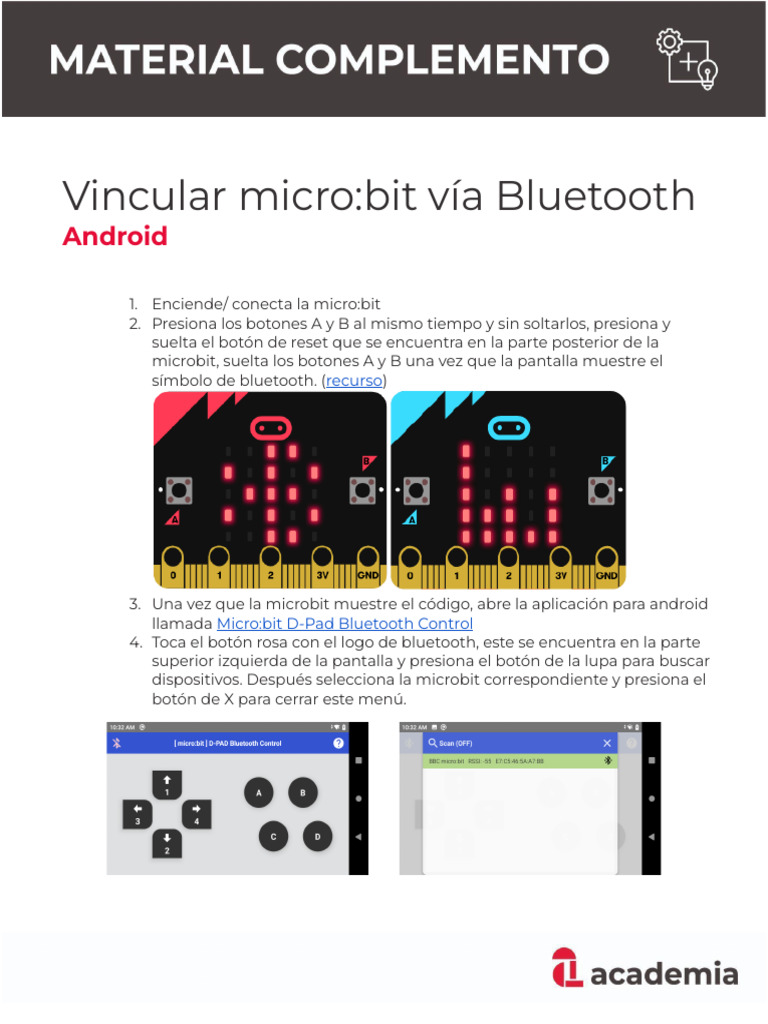 Vincular Micro - Bit Por Bluetooth | PDF