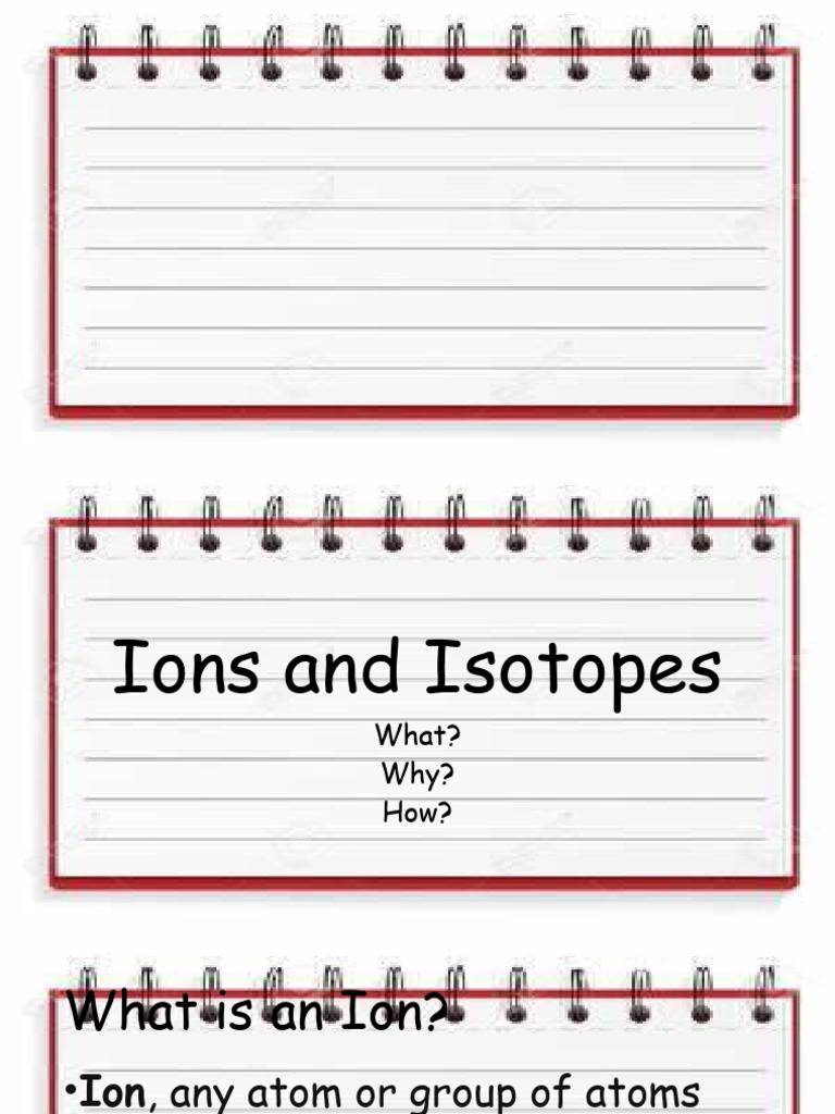 Understanding Ions and Isotopes Basics | PDF