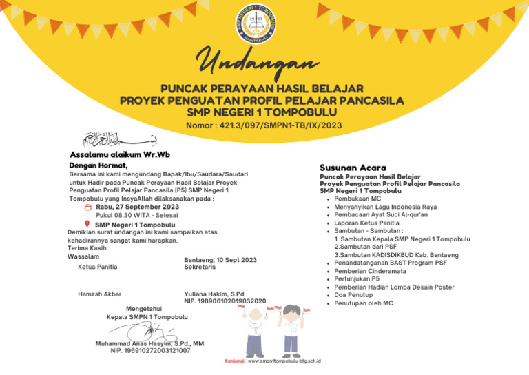 Undangan Tamu VIP Isi | PDF