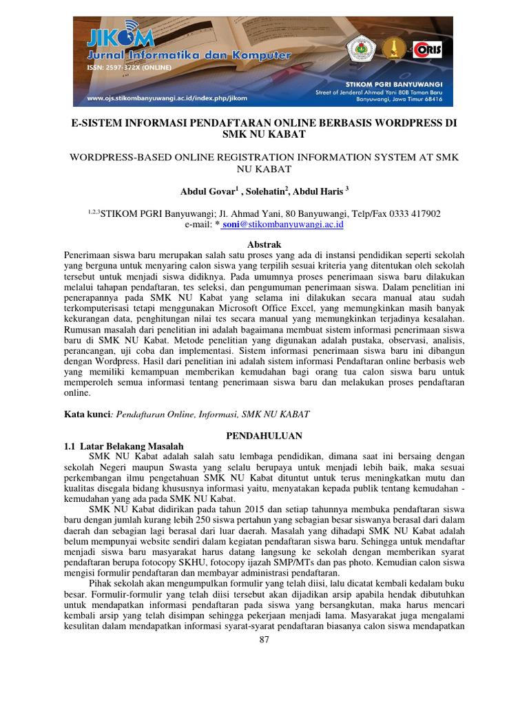 Abdul | PDF | Karier & Perkembangan | Komputer