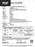 Calibration Certificates Vernier Caliper | PDF