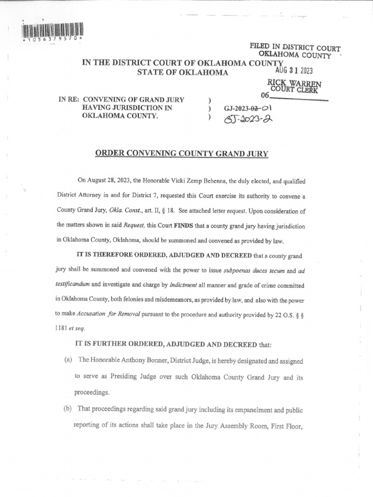 Judge Andrews Court Documents | PDF