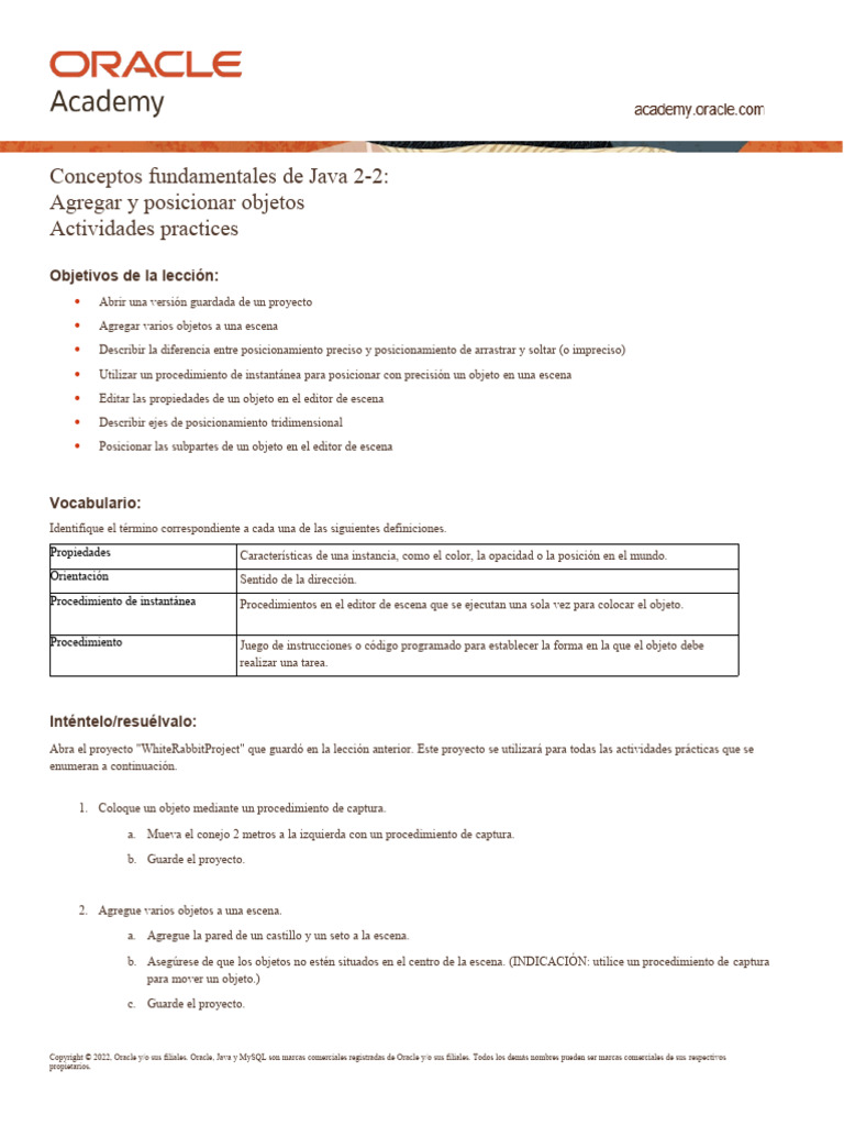 JF 2 2 Practice Esp | PDF