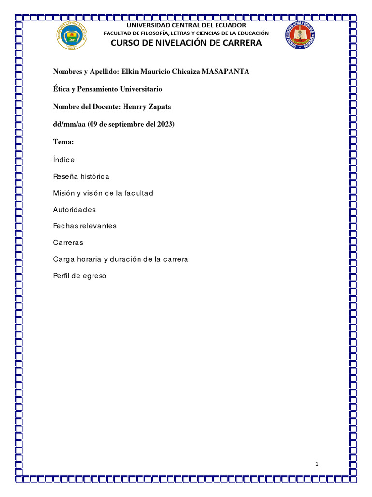 Elkin Mauricio Chicaiza Masapanta - Tarea - N°11 | PDF | Maestros | Pedagogía