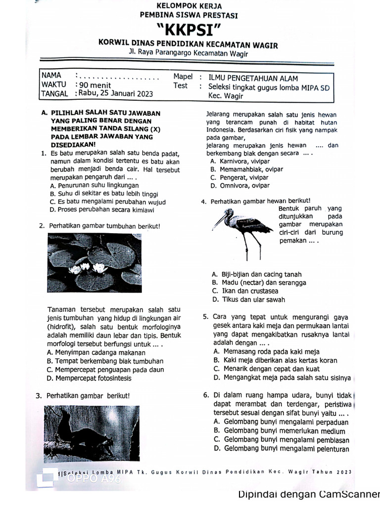 Soal Mapel Ipa | PDF