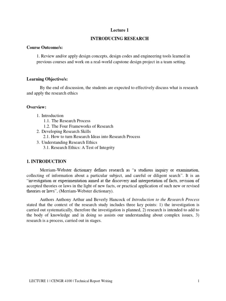 Introducing Research | PDF | Methodology | Statistics