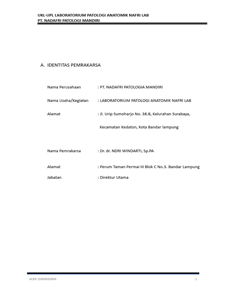 UKL-UPL Nafri Lab Patologi Anatomik | PDF