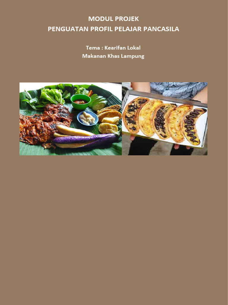 Modul Project P5 Kearifan Lokal | PDF