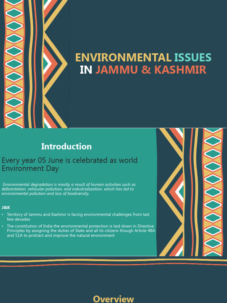 Environmental Challenges in J&K | PDF | Technology & Engineering