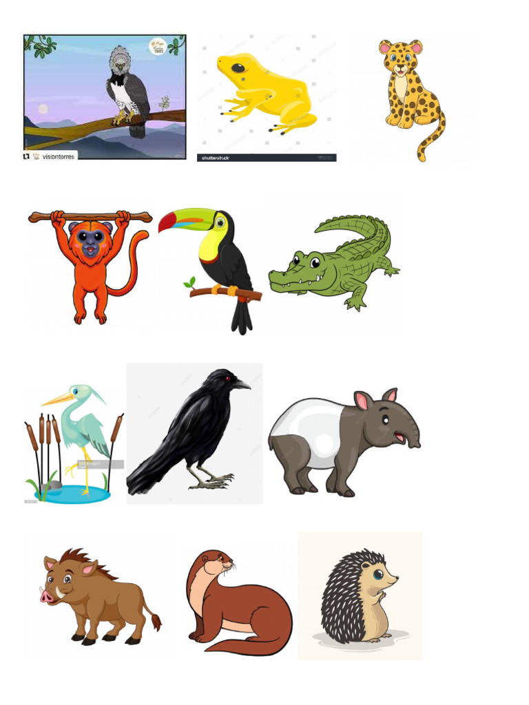 animales autoctonos de Panama | PDF