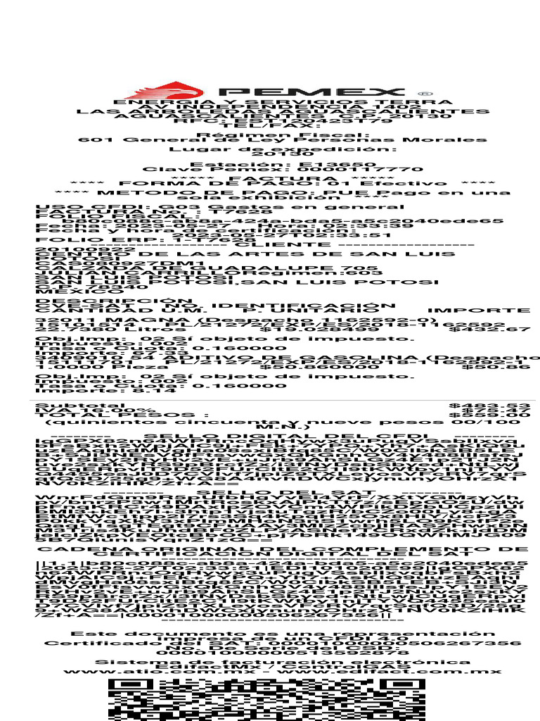 Est120423t79 Cfdi T7628 20230527 | PDF